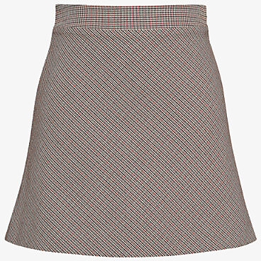 House Of CB Womens Brown Nerida Woven Mini Skirt M - ShopStyle