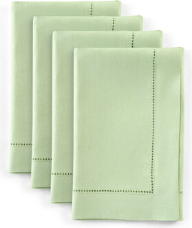 Solino Home Classic Hemstitch Linen Square Napkin - ShopStyle