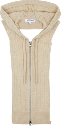 Veronica Beard Bunny Hooded Cable-knit Dickey - ShopStyle Casual Jackets
