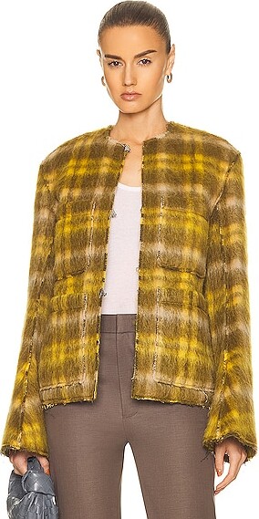 ATTICO Manon Jacket in Mustard - ShopStyle