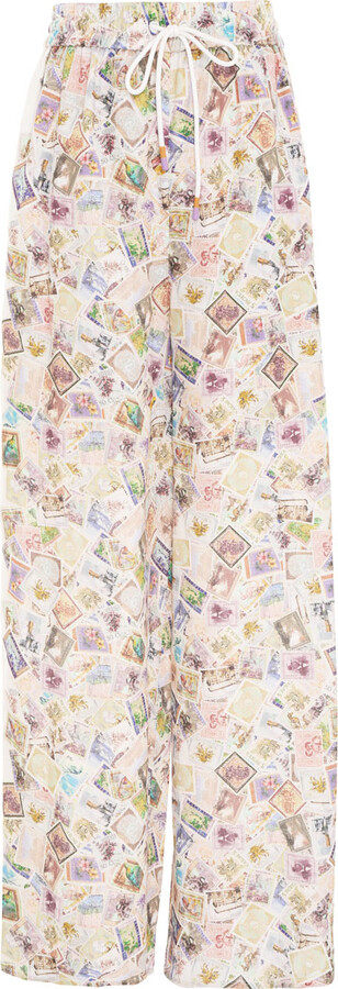 Zimmermann High Tide Draw Waist Pants - ShopStyle