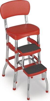 Cosco Stylaire Retro Chair plus 2-Step Step Stool w/ Pull-Out Steps ...