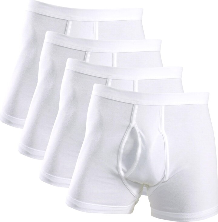 HERMKO Men's Organic Cotton High-Waist Trunks - ShopStyle Briefs