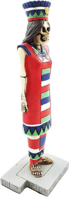 Trinx Dazha Mesoamerica Tenochtitlan Aztec Queen Skeleton Figurine ...