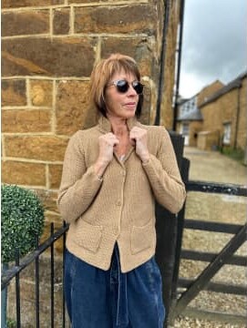 Vicario Cinque Madora Moss Stitch Jacket Mustard - ShopStyle