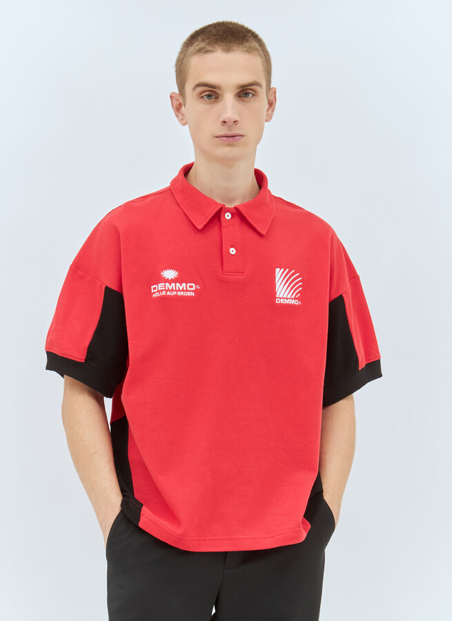 DEMMO Station Polo Shirt - Man Polo Shirts Red S - ShopStyle