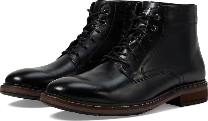 Florsheim Forge Plain Toe Lace Boot (Black) Men's Boots - ShopStyle