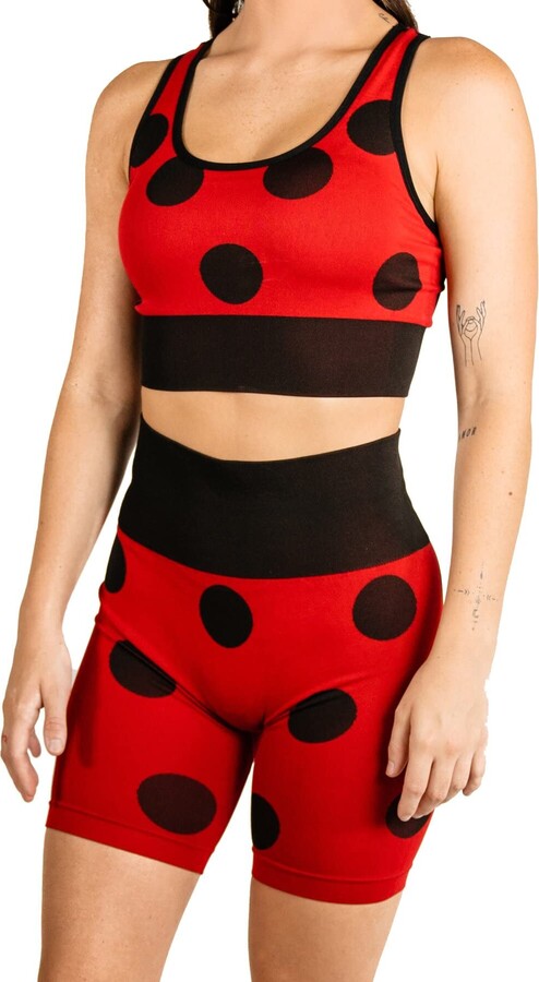 Miraculous Ladybug Womens Seamless Outfit Sets - Active Cosplay for Gym ...