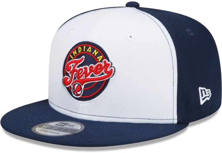 New Era Men's Indiana Fever White, Navy 2022 Wnba Draft 9Fifty Snapback ...