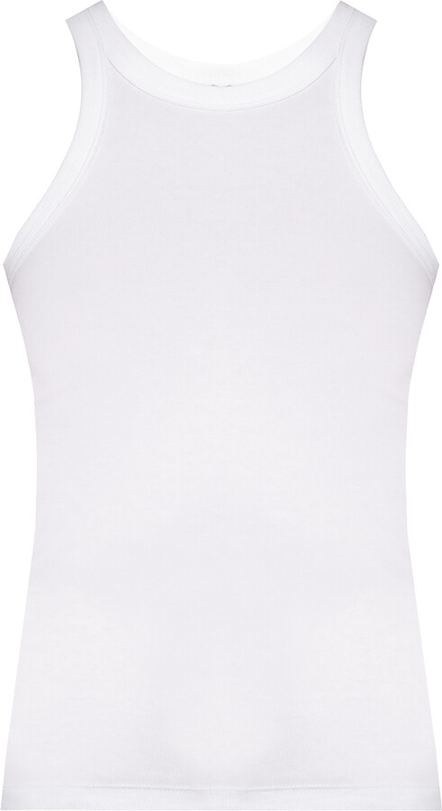 Totême Ribbed Tank Top - White - ShopStyle