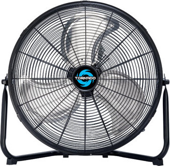 Tornado Fans Tornado 18 Inch High Velocity Metal Floor Fan, 3-Speed for ...