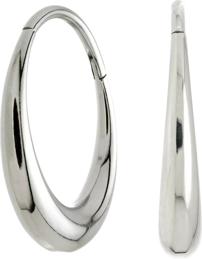 Tish Lyon Luna Dome Hoop Earrings - ShopStyle