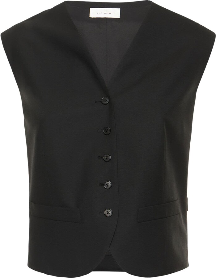The Row Vega super fine cold wool vest - ShopStyle