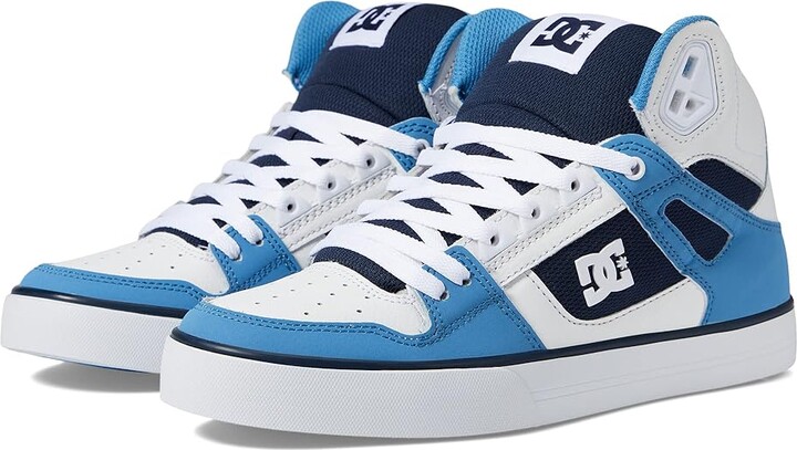 DC High-Top WC (White/Carolina Blue) Men's Skate Shoes - ShopStyle