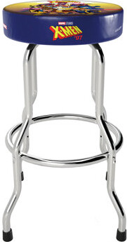 Arcade 1Up Arcade1Up Marvel X-Men Adjustable Arcade Stool with Chrome ...