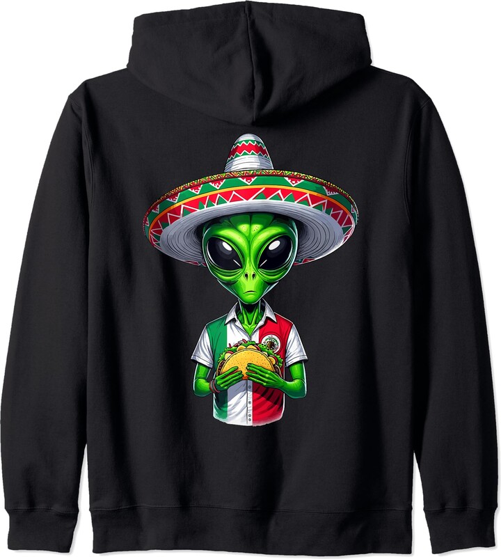 Alien Taco Design Mexican Cinco De Mayo Alien Taco Cinco De Mayo Men ...