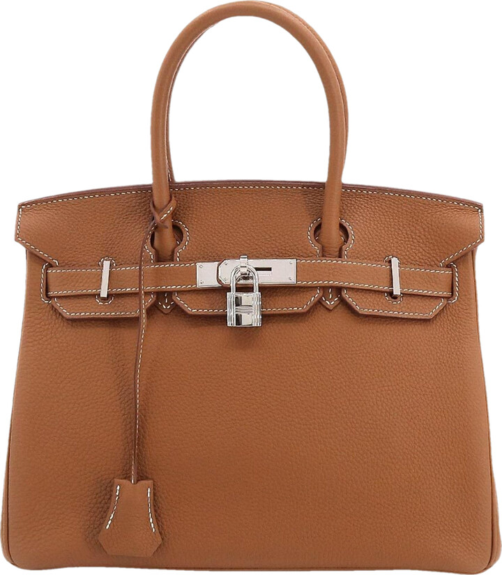 Hermes Birkin 30 leather handbag - ShopStyle Shoulder Bags