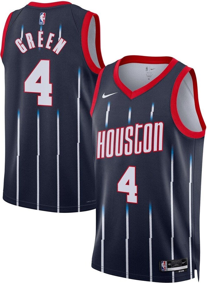 Nike Unisex Jalen Green Navy Houston Rockets 2022/23 Swingman Jersey ...