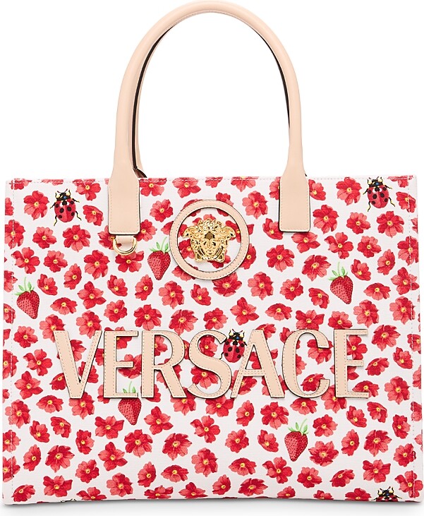 Versace La Medusa Strawberry Fields Tote - ShopStyle