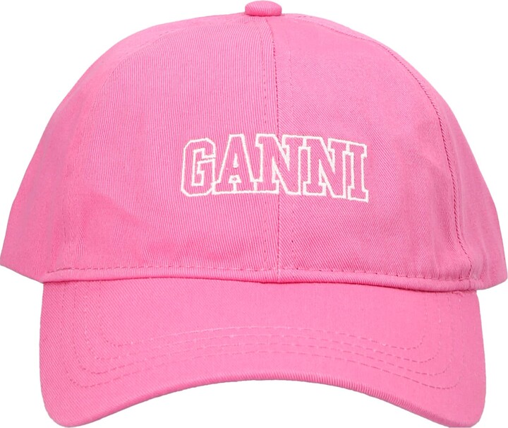 Ganni Logo Cap - ShopStyle Hats