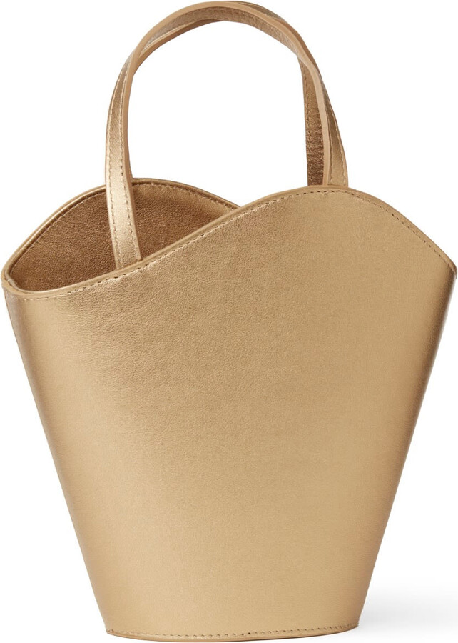 Natalie Dennis Iconic Infinity Handbag In Gold - ShopStyle Shoulder Bags