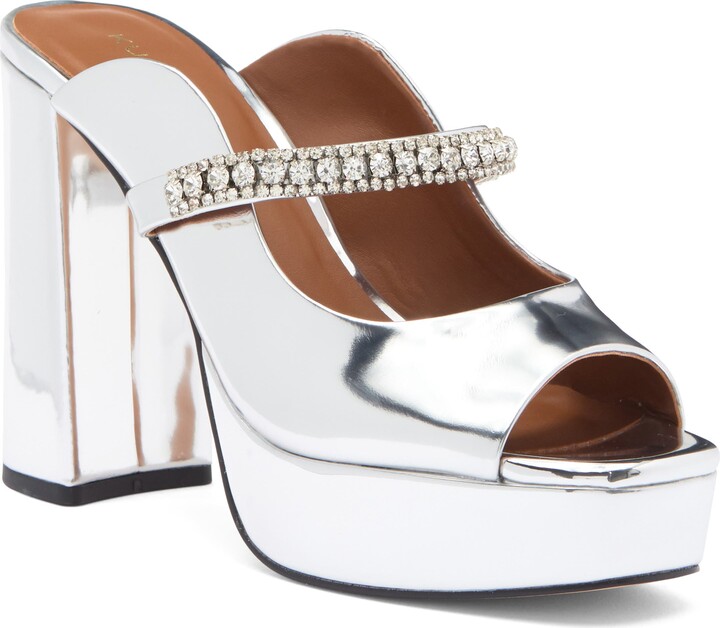Kurt Geiger Duke Platform Peep Toe Mule (Women) - ShopStyle