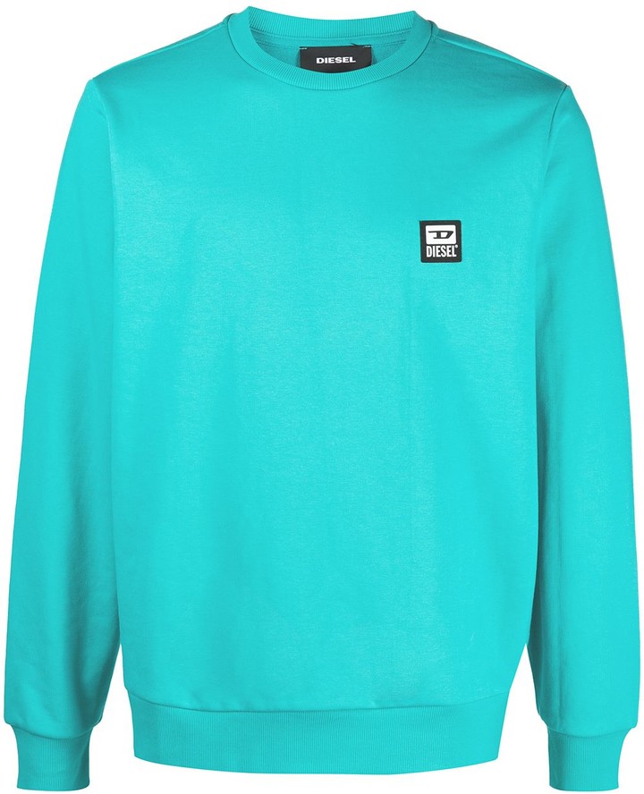 Diesel Logo Crew-Neck Jumper - ShopStyle