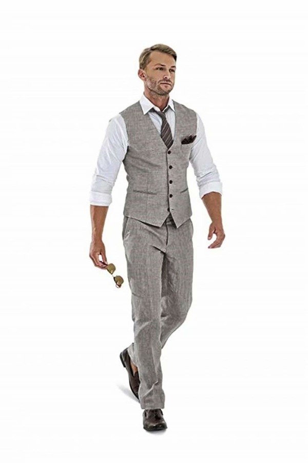 High End Suits High-End Suits Wedding Suits 2 Pieces Slim Fit Vest Pant ...