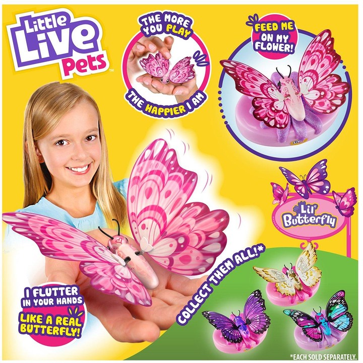 Little Live Pets Butterfly Refresh S4- Styles Vary - ShopStyle Action ...