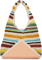 Ancient Greek Bags Hipissa Medium Crochet And Leather Shoulder Bag ...