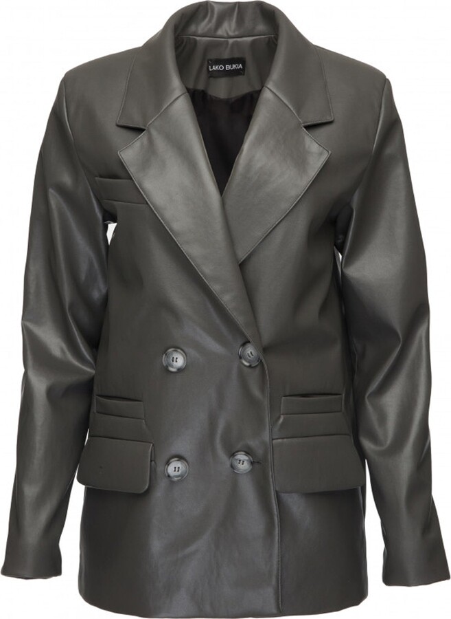 Lako Bukia Vegan Leather Jacket - ShopStyle