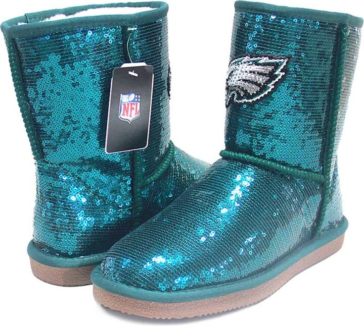 Women's Cuce Philadelphia Eagles Sequin Boots - ShopStyle