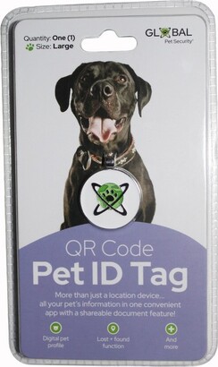 Global Pet Security QR Code Pet Collar ID Tag with Mobile App including ...