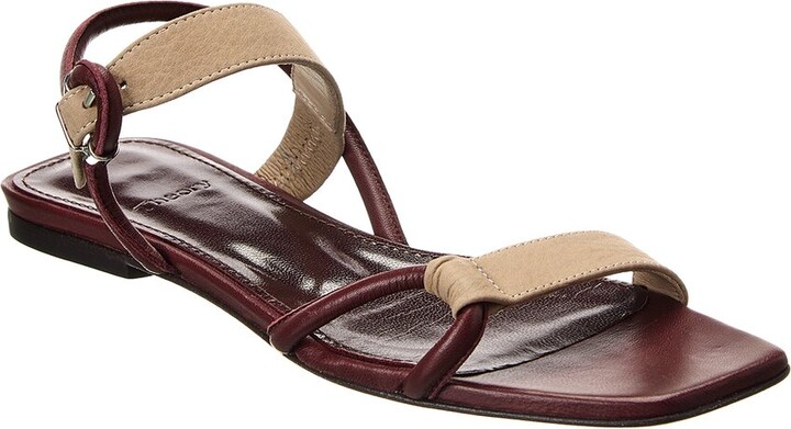 Theory Tubular Leather Sandal - ShopStyle