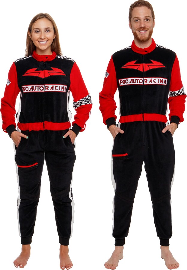 Silver Lilly Uniform Pajamas - Adult One Piece Cosplay Race Car Driver ...