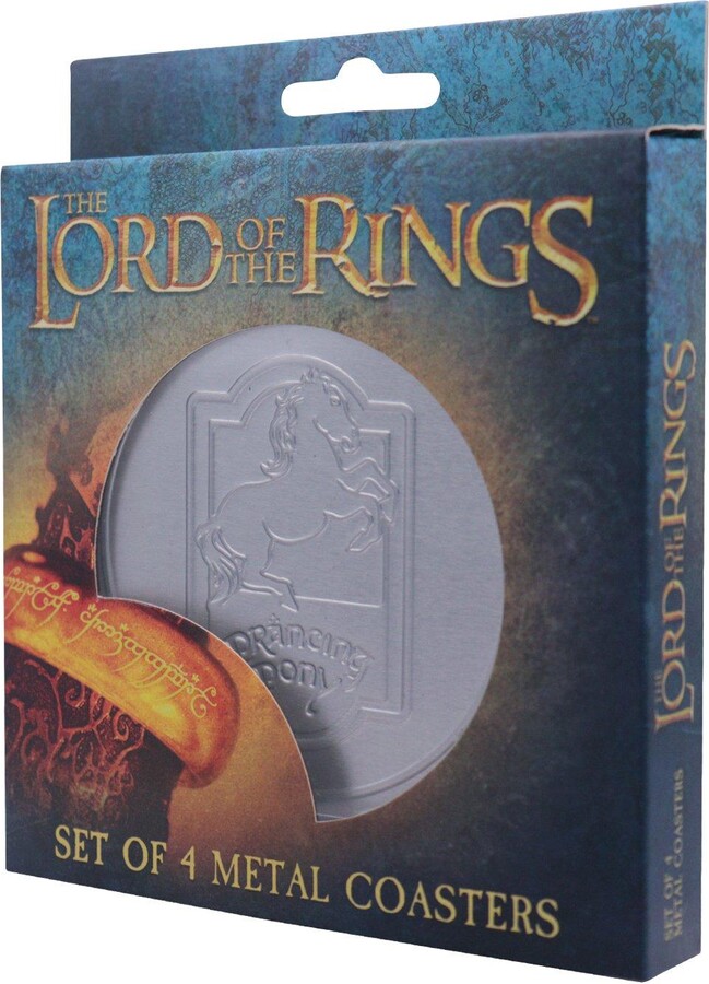 The Lord of the Rings Set of 4 Embossed Metal Coasters - ShopStyle