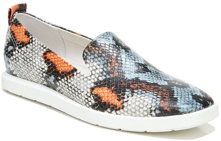 Franco Sarto Boston Snake Embossed Leather Slip-On Sneaker - ShopStyle