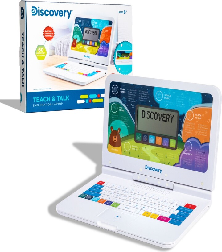 Discovery Kids Teach & Talk Laptop, Educational Interactive Computer ...