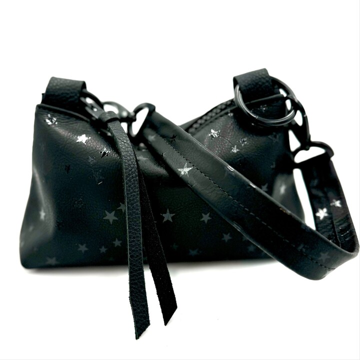 Lynn Tallerico Women's Amy Shoulderbag In Little Black Star Leather ...