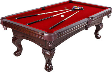 Hathaway Games Augusta Pool Table - Mahogany Finish with Felt - ShopStyle
