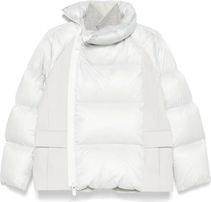 Sacai Panelled Puffer Jacket - ShopStyle
