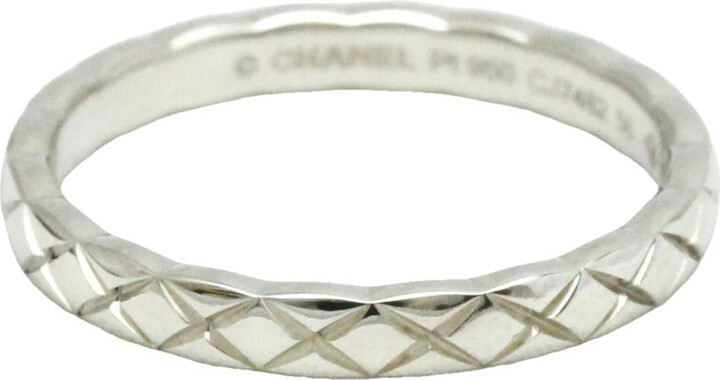 Chanel Coco Crush platinum ring - ShopStyle