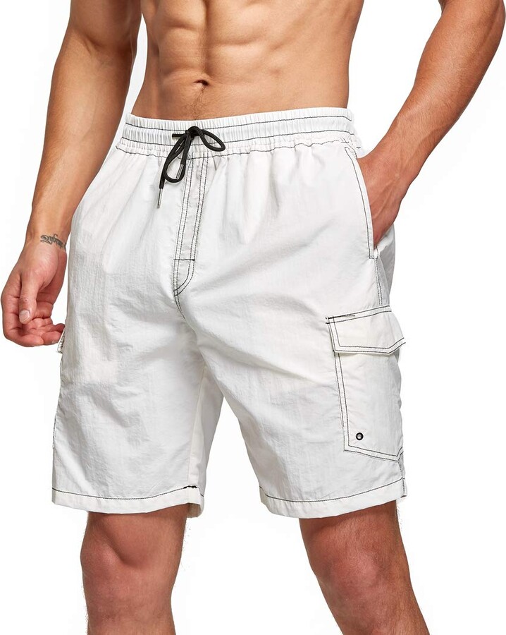 Tansozer Mens Swimming Shorts Quick Dry Swim Shorts Swimming Trunks Men ...