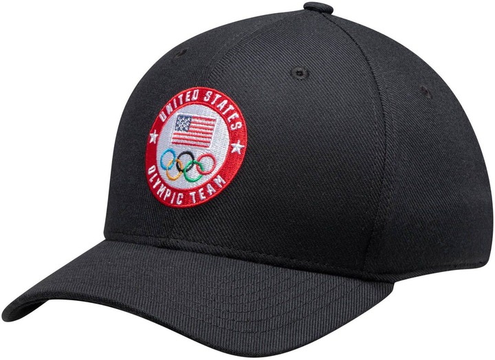 Nike Men's Black Team USA Flag and Rings Circle Logo Swoosh Performance ...