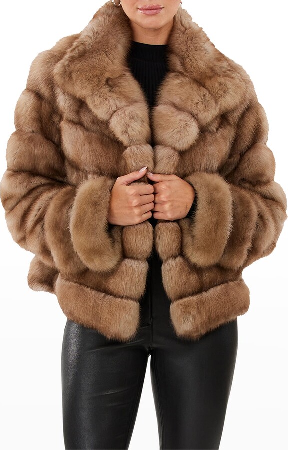 Gorski Horizontal Russian Sable Jacket - ShopStyle Fur & Shearling Coats