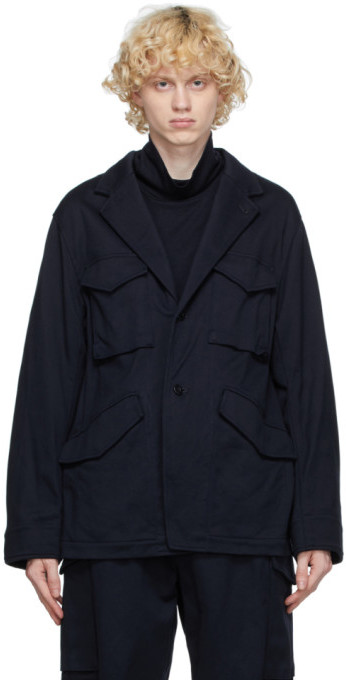 ts(s) tss Navy Tailored Military Jacket - ShopStyle Outerwear