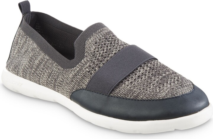 totes Isotoner Men's Zenz Knit Indoor and Outdoor Slip-On Slipper ...