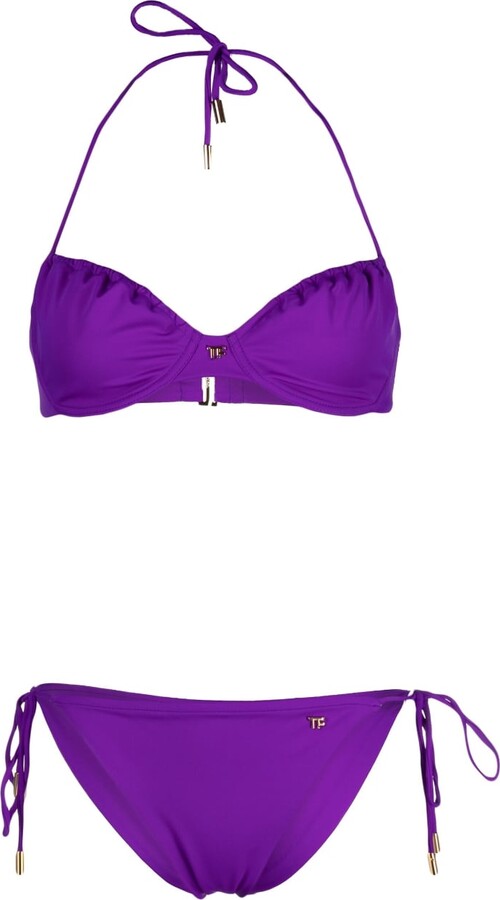 Tom Ford Logo-Plaque Bikini Set - ShopStyle Two Piece Swimsuits