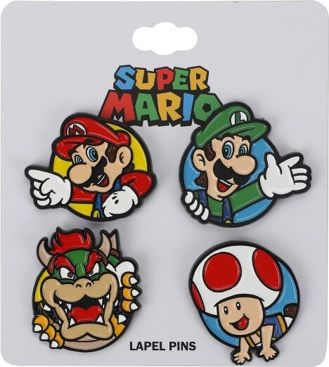 Super Mario Bros: The Movie Super Mario, Luigi, Browser, & Toad 4-Pack ...