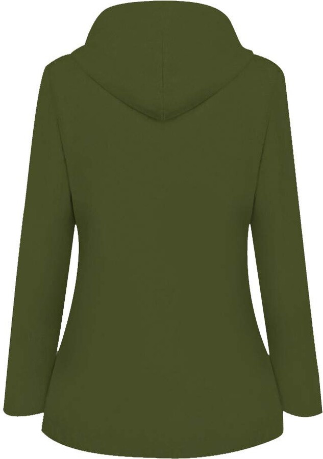Fulidngzg Women's Raincoat Lightweight Thin Hiking Rain Jacket ...
